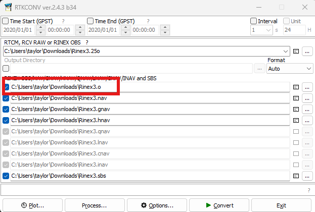 How to convert Rinex 3.XX to Rinex 2.11