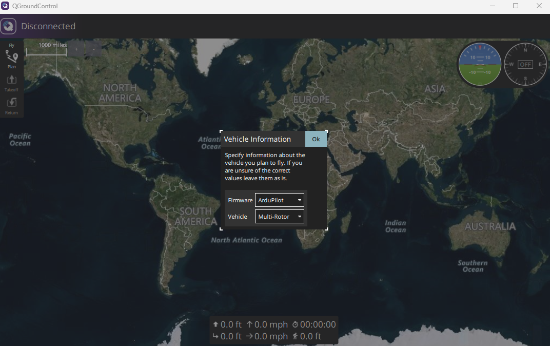 Herelink is saying firmware type incorrect when opening a mission